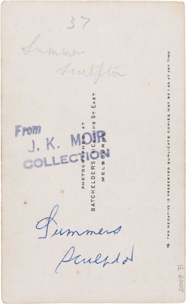 Charles Summers, National Portrait Gallery