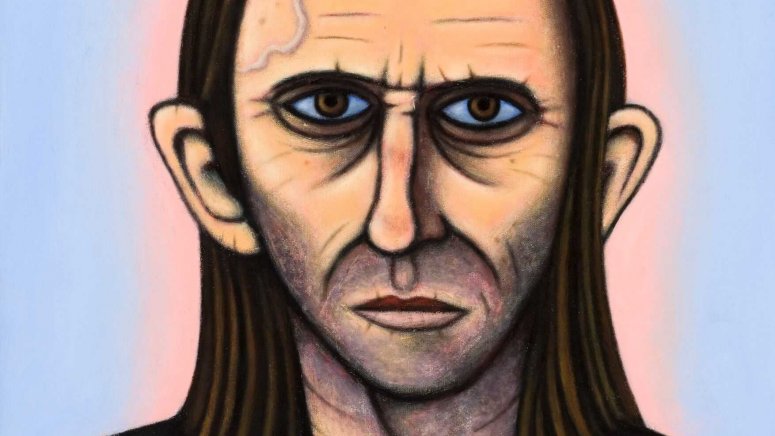 Self portrait with Spots and Veins, National Portrait Gallery