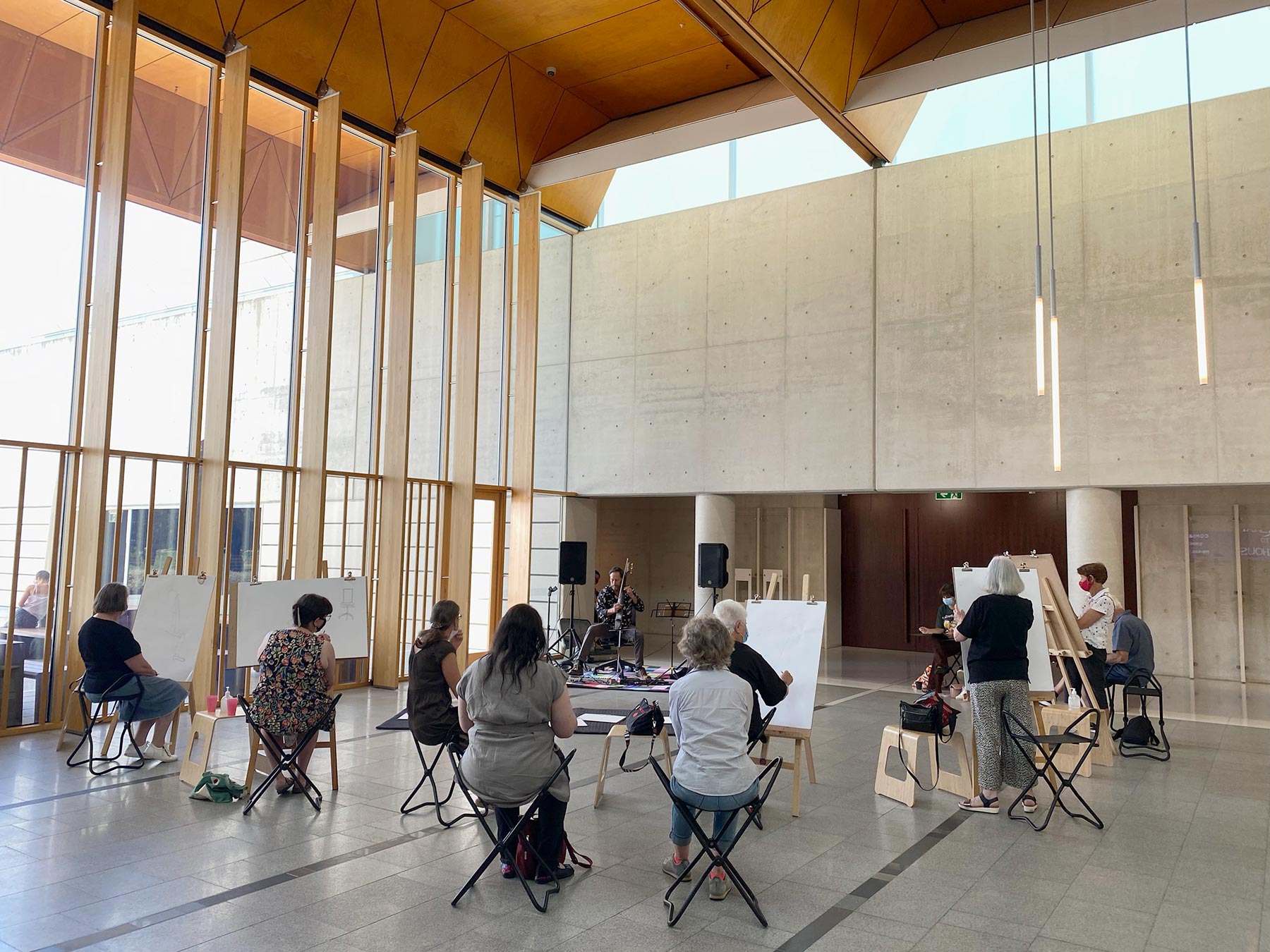 Drawn in, National Portrait Gallery