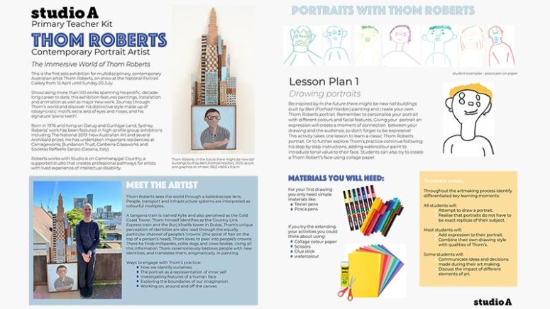 The Immersive World of Thom Roberts, National Portrait Gallery